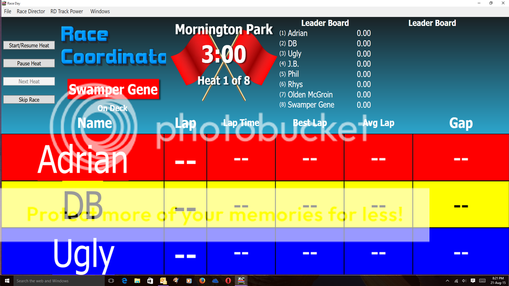 3 lane race screens | SlotForum